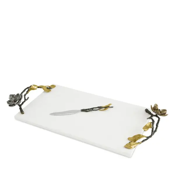 Michael Aram Vintage Bloom Cheeseboard With Knife