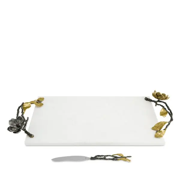 Michael Aram Vintage Bloom Cheeseboard With Knife