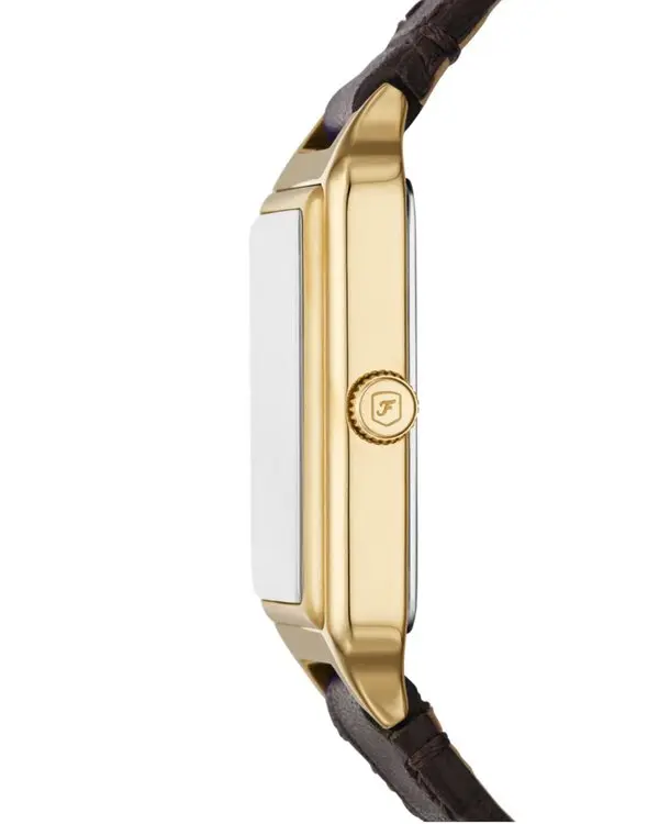 Fossil Raquel Three Hand Watch, 23mm X 38mm - Brown