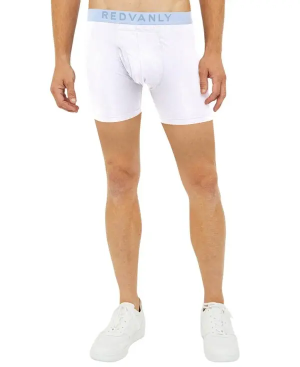 REDVANLY Baxter Briefs - Bright White/breeze