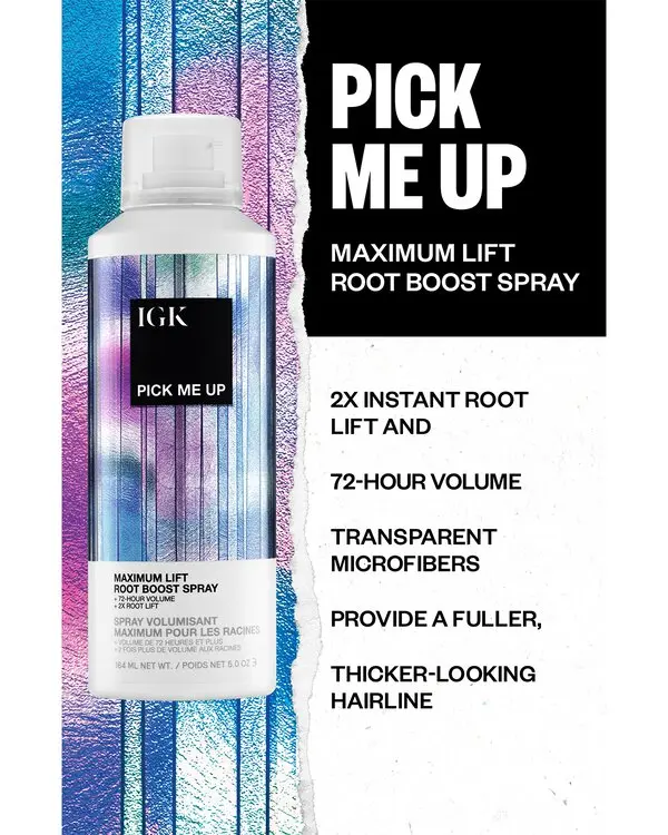 IGK Pick Me Up Maximum Lift Root Boost Spray 5 Oz - No Color