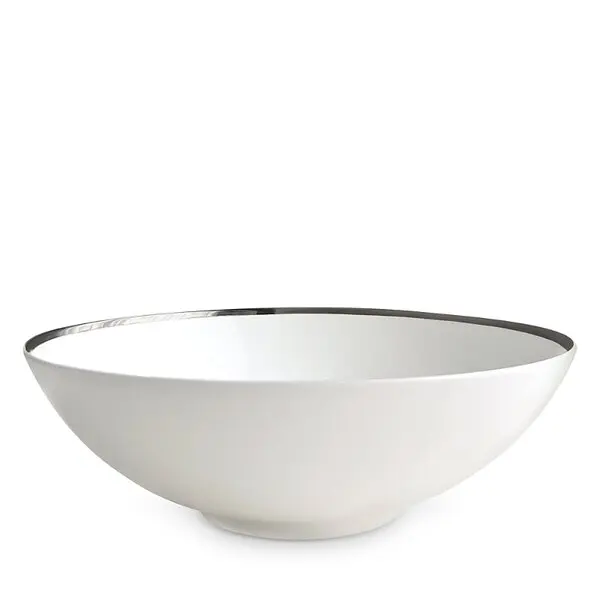 Twig New York Platinum Edge Serving Bowl - Silver