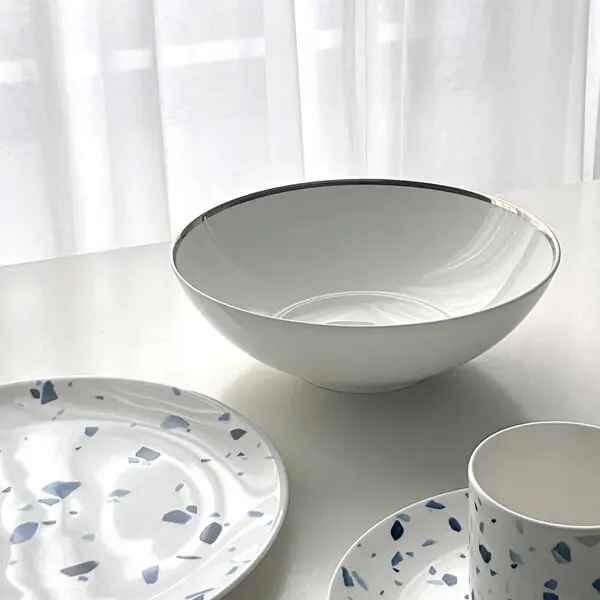 Twig New York Platinum Edge Serving Bowl