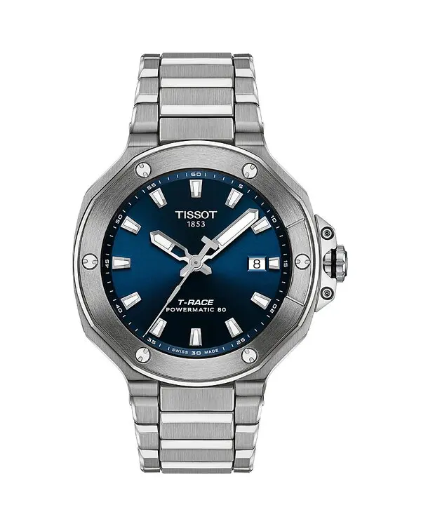TISSOT T-race Powermatic 80 41mm Watch - Blue/silver