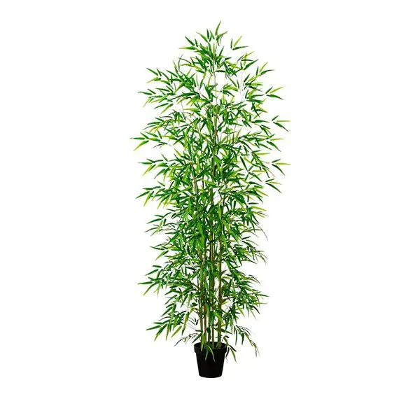 NEARLY NATURAL 8' Artificial Bamboo Tree - Green
