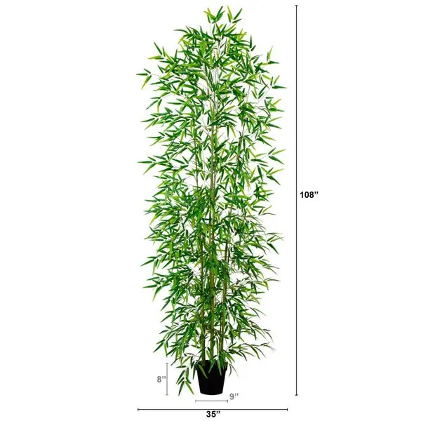 NEARLY NATURAL 9' Artificial Bamboo Tree