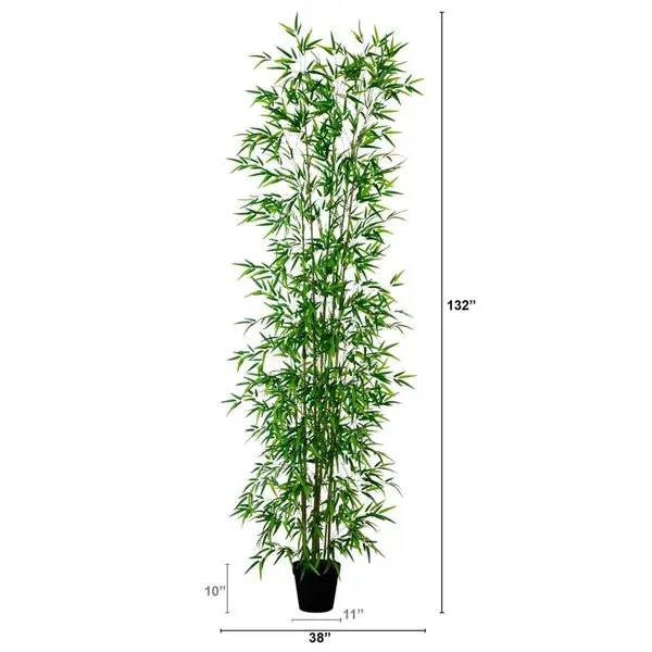 NEARLY NATURAL 11' Artificial Bamboo Tree