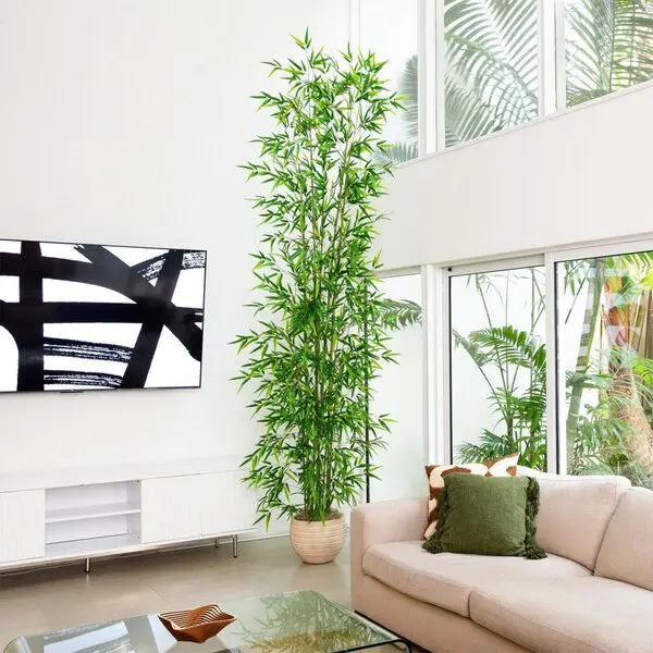 NEARLY NATURAL 11' Artificial Bamboo Tree