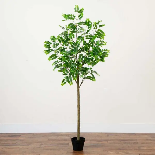 NEARLY NATURAL 6' Artificial Greco Citrus Tree With Real Touch Leaves