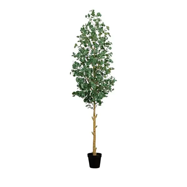 NEARLY NATURAL 10' Artificial Eucalyptus Tree - Green