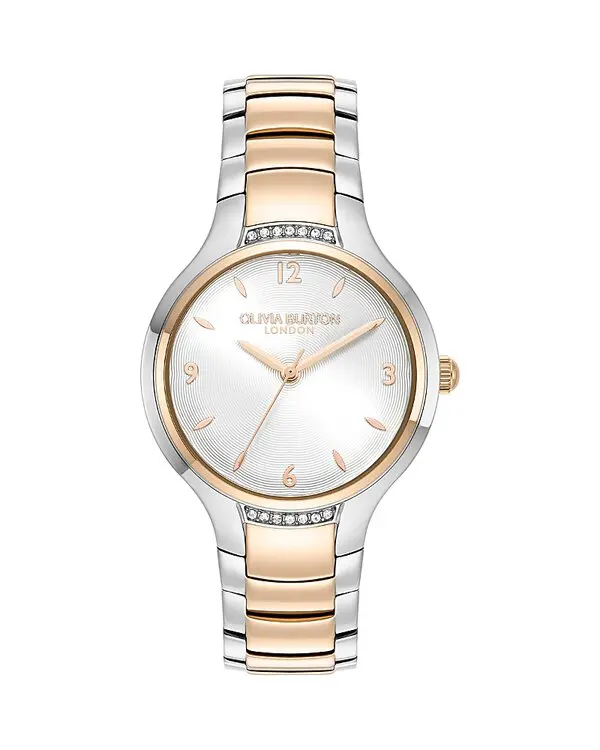 OLIVIA BURTON Lea Watch, 34mm - Silver/rose Gold