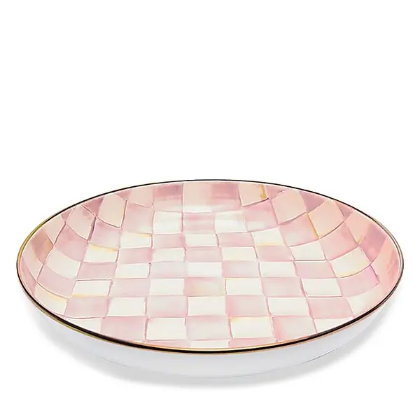 MACKENZIE-CHILDS Rosy Check Abundant Bowl - Pink