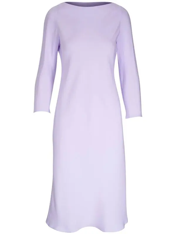 PETER COHEN Silk Midi Dress - Purple