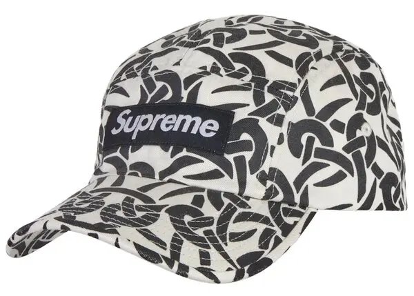 Supreme Celtic Knot Camp Cap - Stone