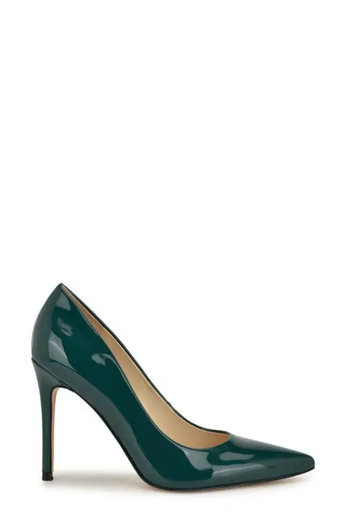 Nine West Pointed Toe Pumps - Med Green