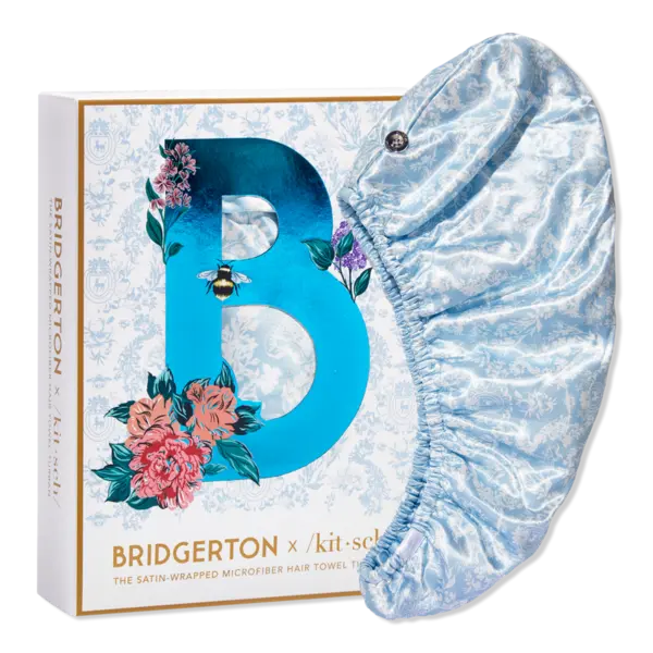 KITSCH Bridgerton X Satin Wrapped Hair Towel - One-color