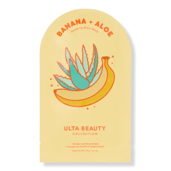 ULTA BEAUTY COLLECTION Banana & Aloe Sheet Mask - One-color