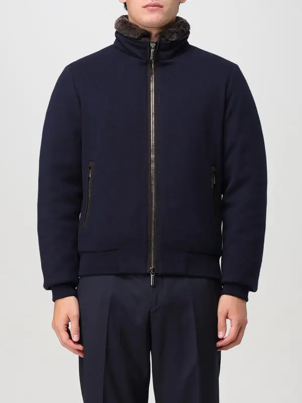 MOORER Bellati Bomber Jacket - Blue