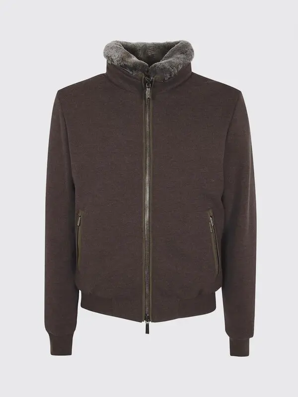 MOORER Bellati Bomber Jacket - Brown