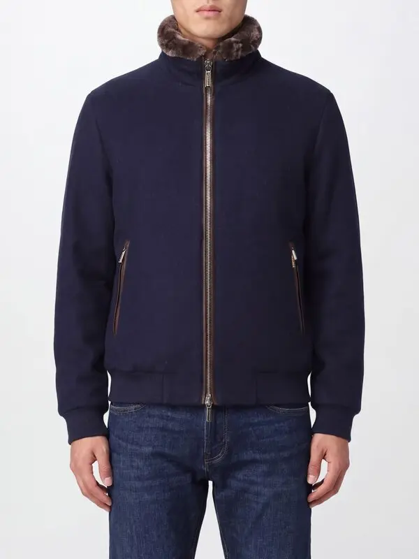 MOORER Jacket - Navy