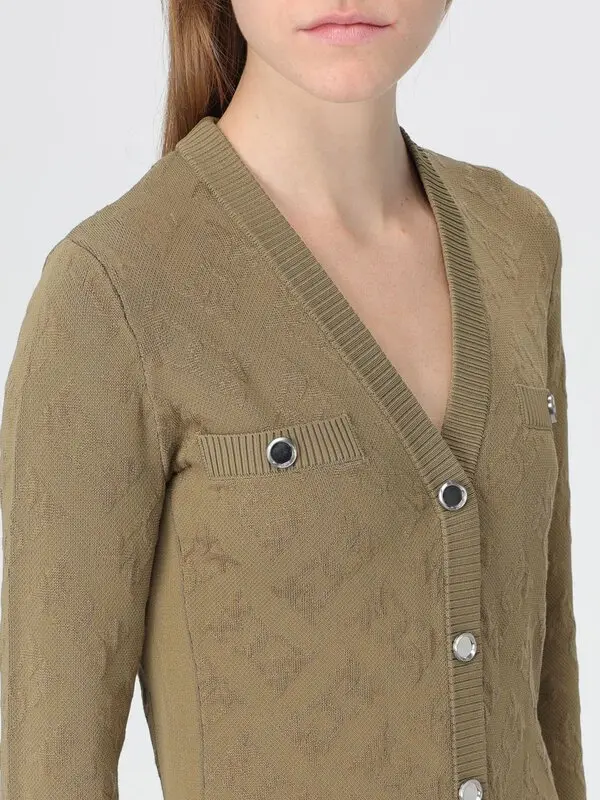 Pinko Button-up V-neck Dress