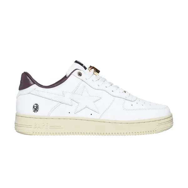 A BATHING APE Black X Sta Bapesta - White