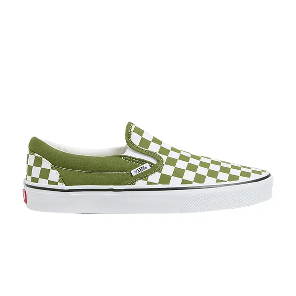 VANS Classic Slip-on Color Theory Checkerboard Pesto - Green