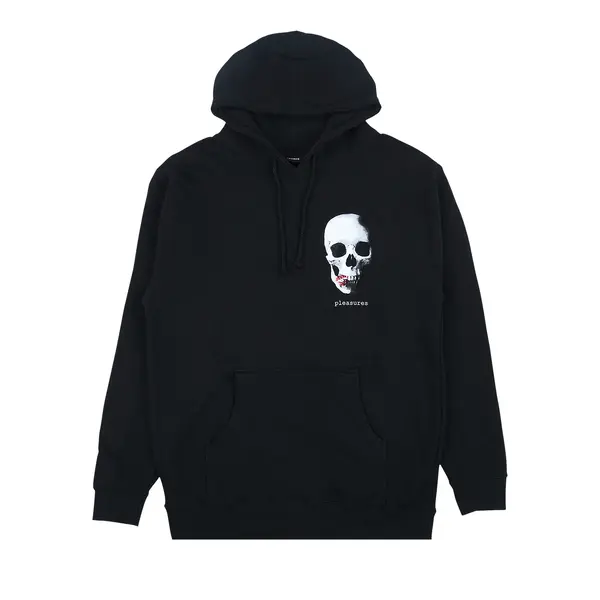 PLEASURES Make Out Graphic Hoodie - Black
