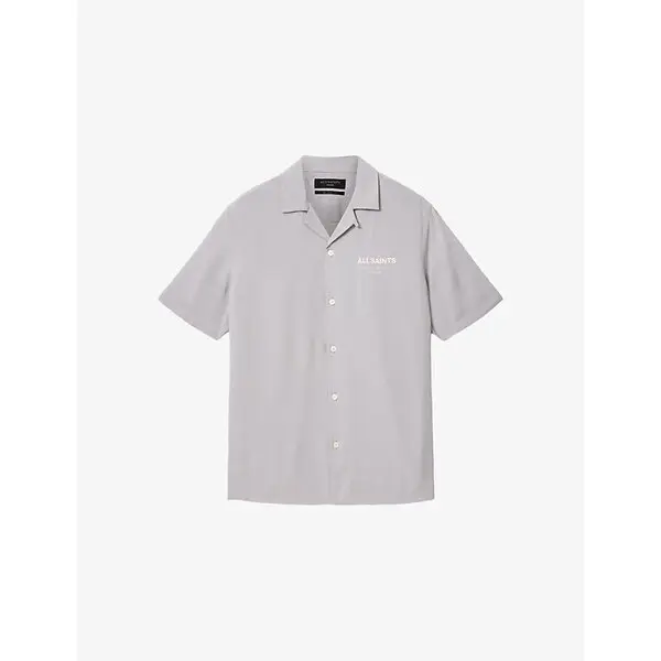 ALLSAINTS Underground Logo-print Relaxed-fit Woven Shirt