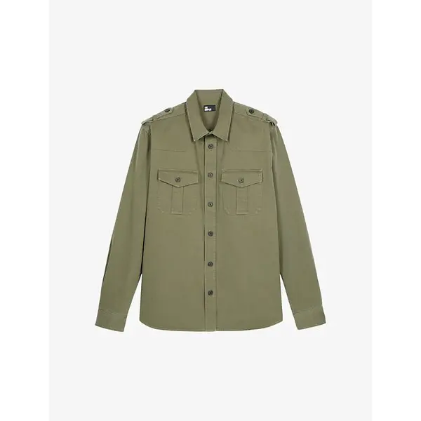 The Kooples Patch-pocket Regular-fit Cotton Shirt