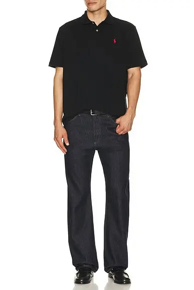Polo Ralph Lauren Classic Fit Mesh Polo - Black