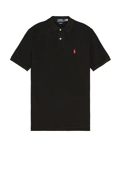 Polo Ralph Lauren Classic Fit Mesh Polo - Black