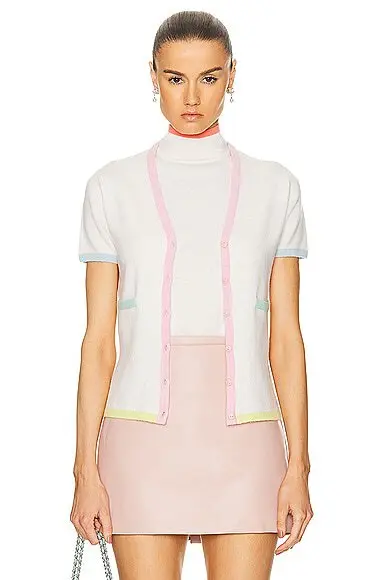 Chanel 1998 Cashmere Top & Cardigan Set