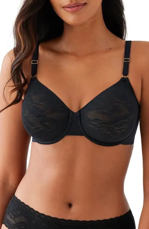 Wacoal High Profile™ Underwire Unlined Bra - Black