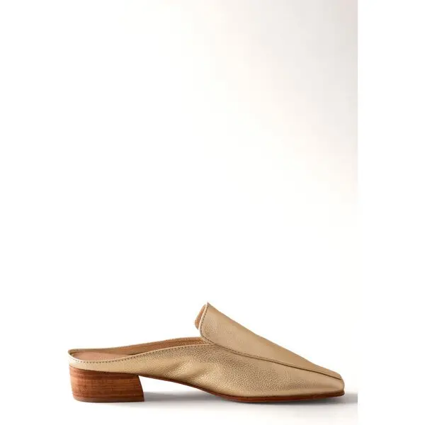 HUMA BLANCO Felix Loafer Mule - Gold