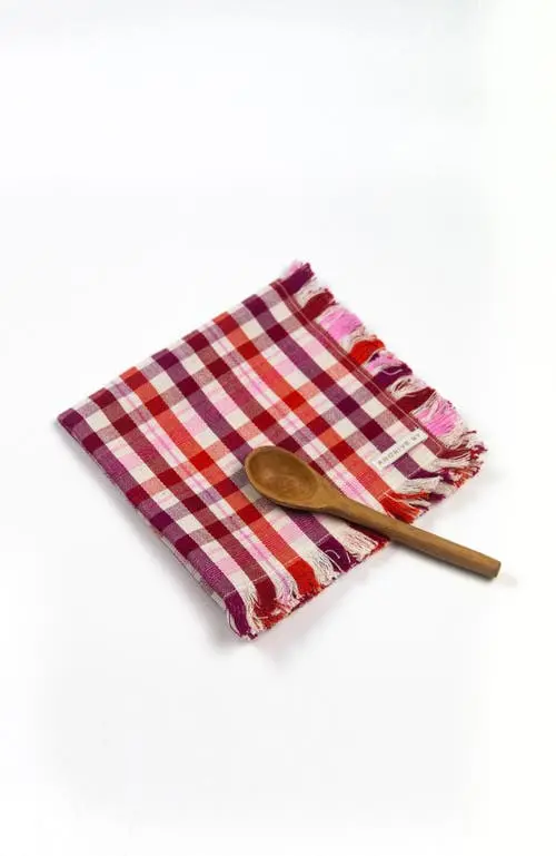 ARCHIVE NEW YORK Noel Plaid Cotton Party Napkins