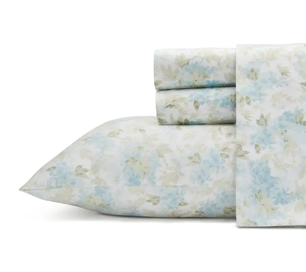 Laura Ashley Rena Cotton 4-piece Sheet Set Qu En - One-color