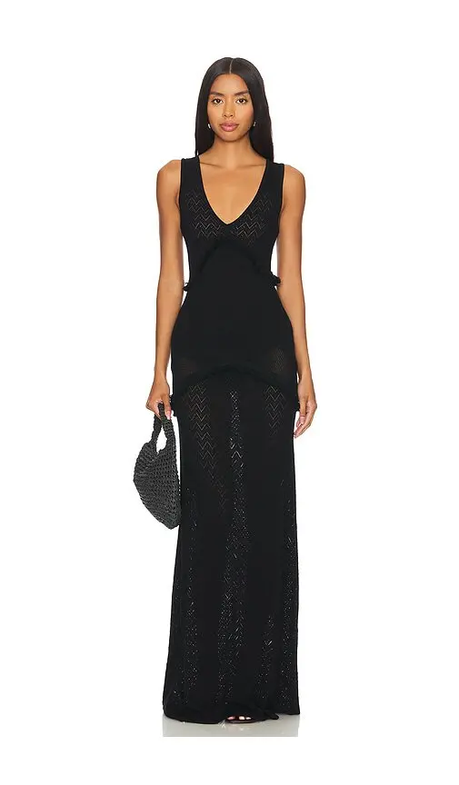 House Of Harlow 1960 Mags Maxi Dress In . Also - Black
