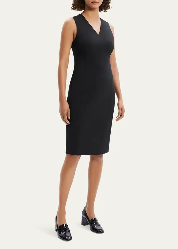 Theory Slim Midi Sheath Dress