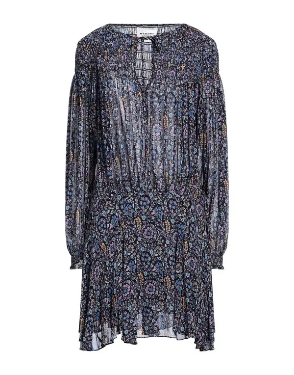 MARANT ETOILE Midnight Viscose Mini Dress
