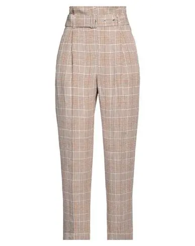 Peserico Tartan Linen Tapered Pants
