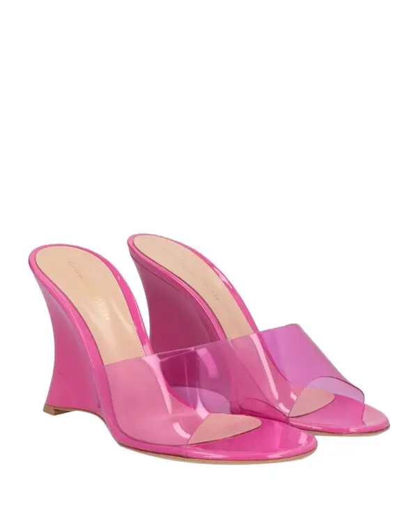 GIANVITO ROSSI Plastic Wedge Sandals