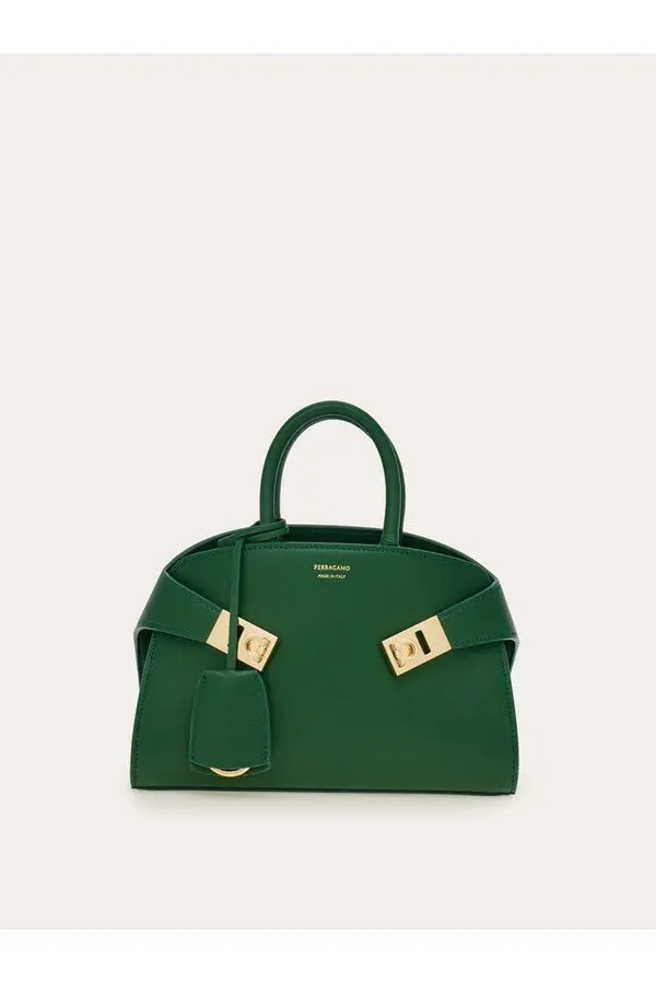 FERRAGAMO Hug Handbag Xs - Green