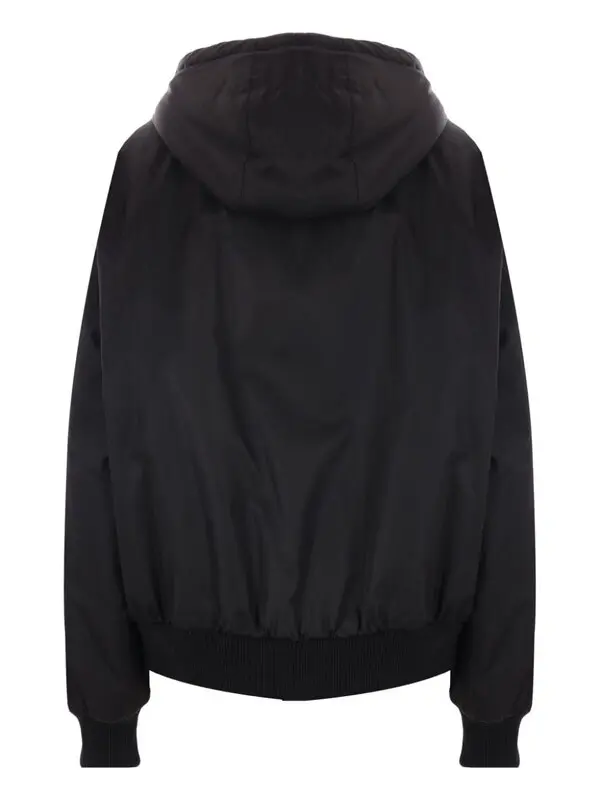 Prada Re-nylon Triangle-logo Hooded Jacket