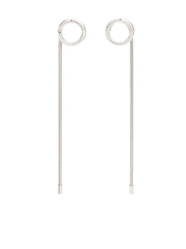COURREGES Holy Chained Dangle Earrings