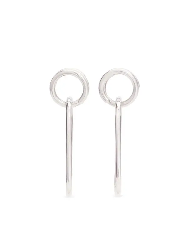 COURREGES Holy Union Dangle Earrings - Silver