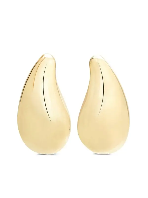 COURREGES Drop Clip-on Earrings - Gold