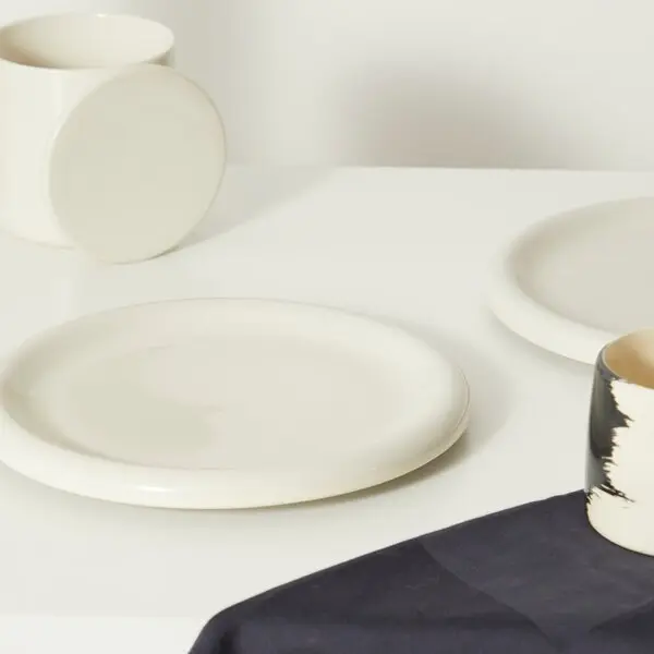 HAY Barro Dinner Plate Set Of 2 - Off-white
