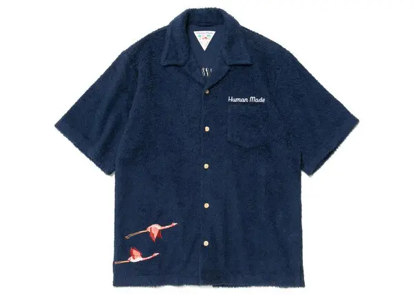 HUMAN MADE Pile Shirt - Navy