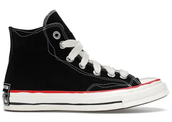 CONVERSE Chuck Taylor All Star 70 Hi Sketch - Black/white/red